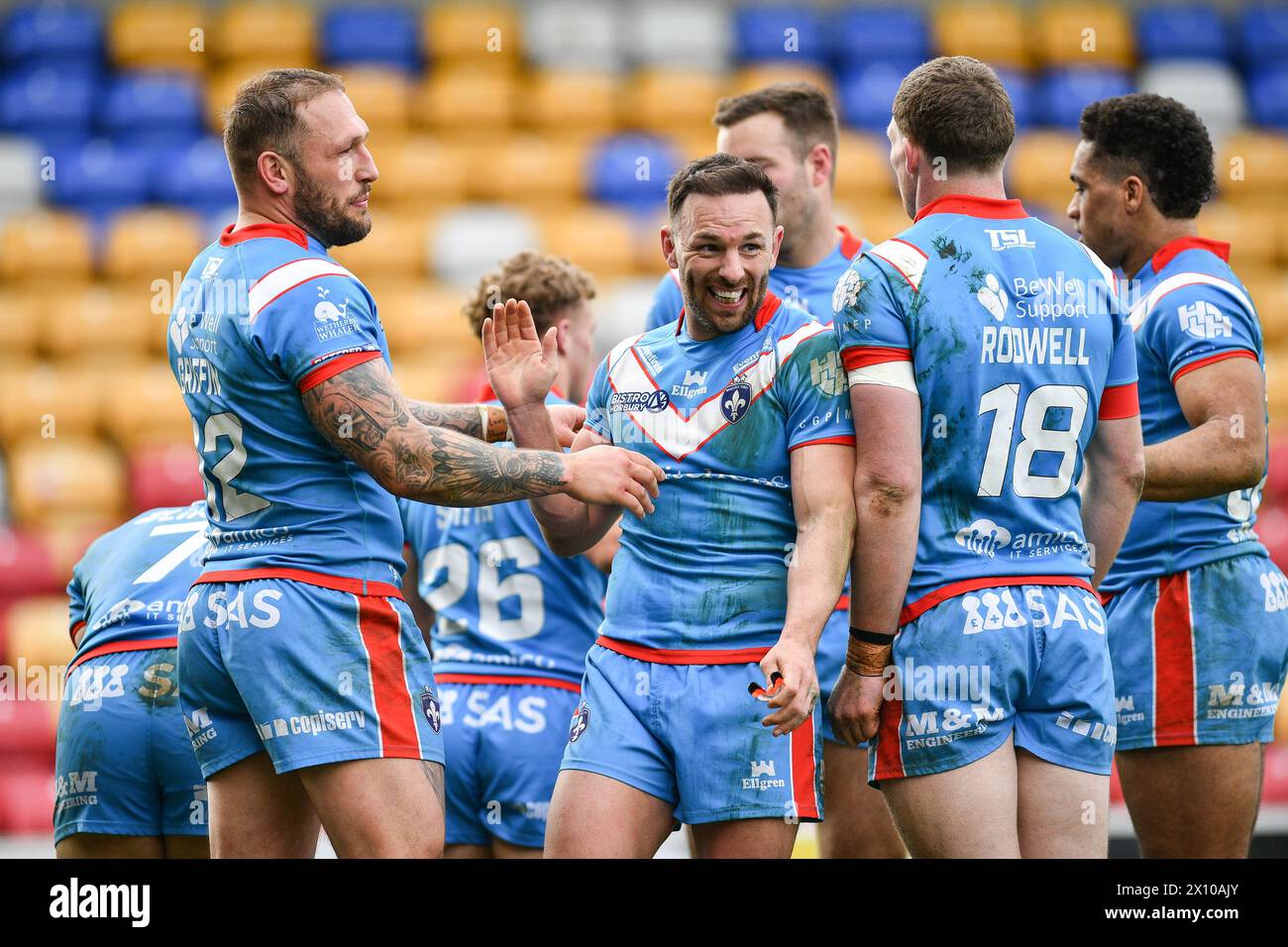 York, England - 14th April 2024 Wakefield Trinity's Luke Gale ... York, England - 14th April 2024 Wakefield Trinity's Luke Gale ...