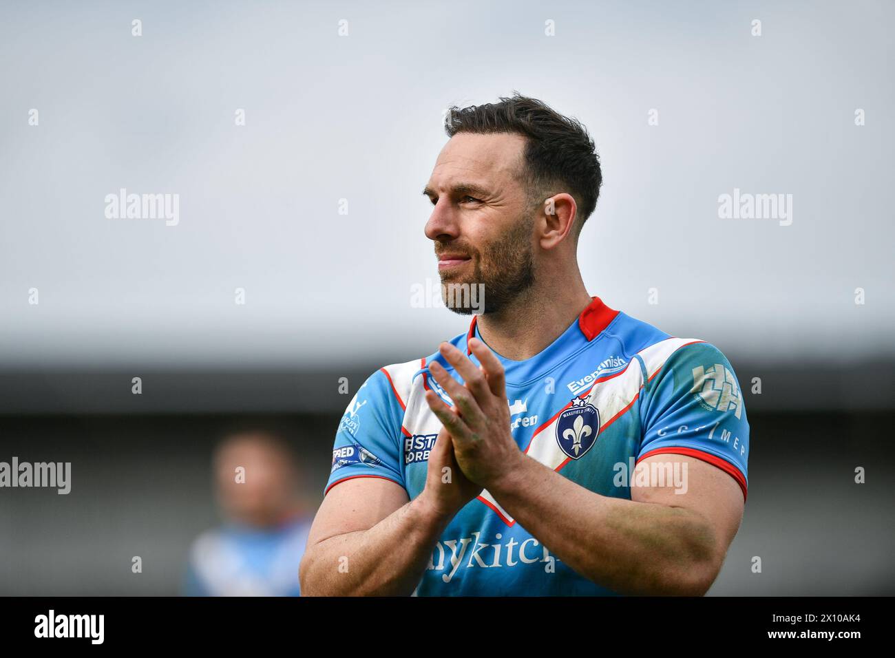 York, England - 14th April 2024 Wakefield Trinity's Luke Gale. Rugby ...