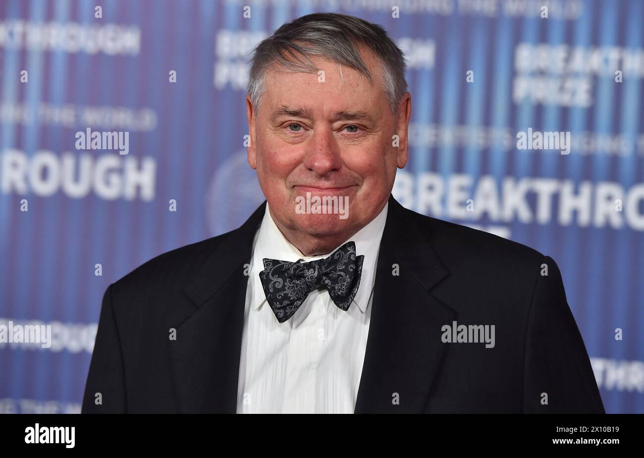 Pete Worden arrives at the 10th Breakthrough Prize Ceremony on Saturday ...