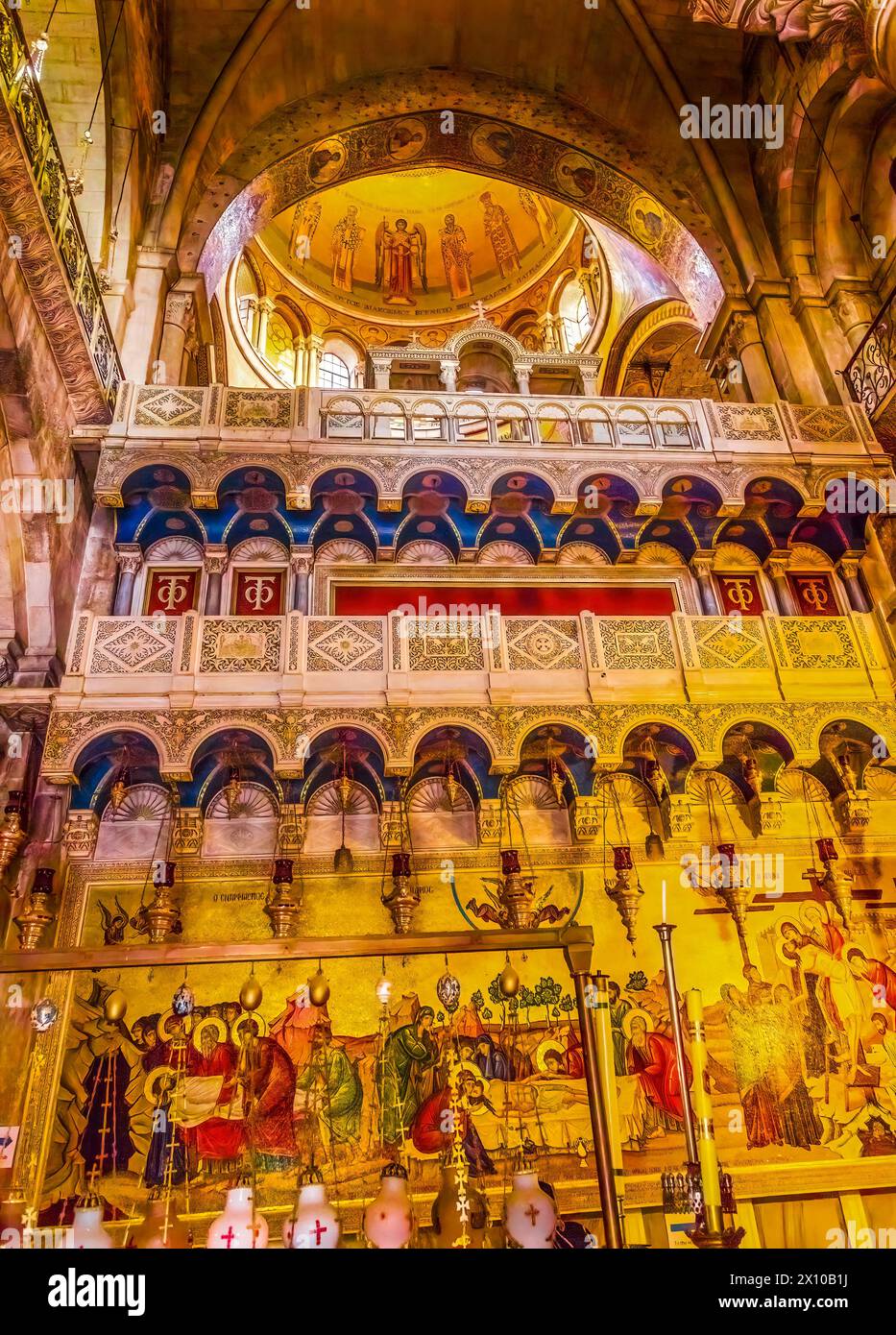 Unction Stone Church of Holy Sepulchre Jerusalem Israel. Church ...