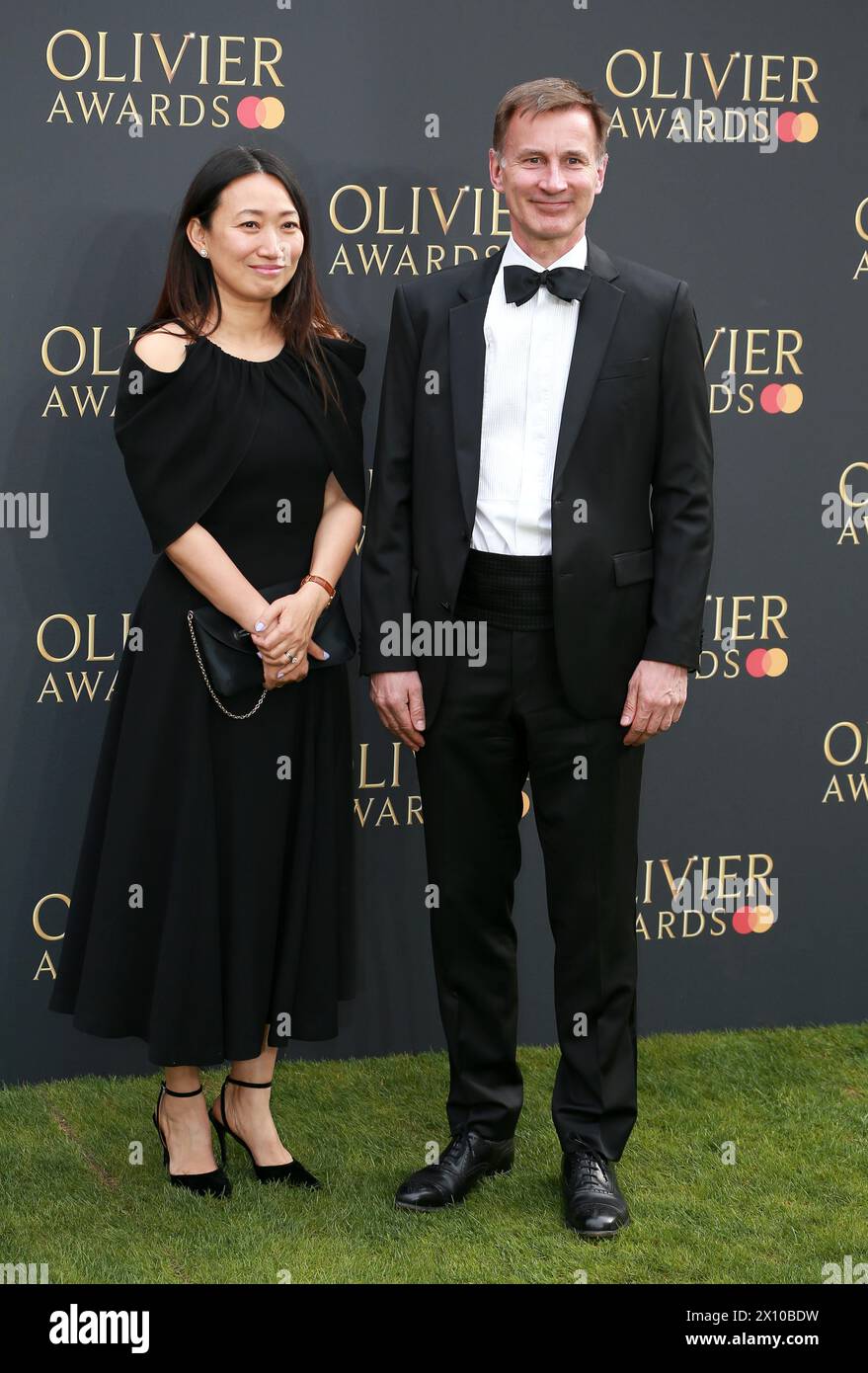 London, UK. 14th Apr, 2024. Jeremy Hunt (R) and Lucia Hunt attend The ...