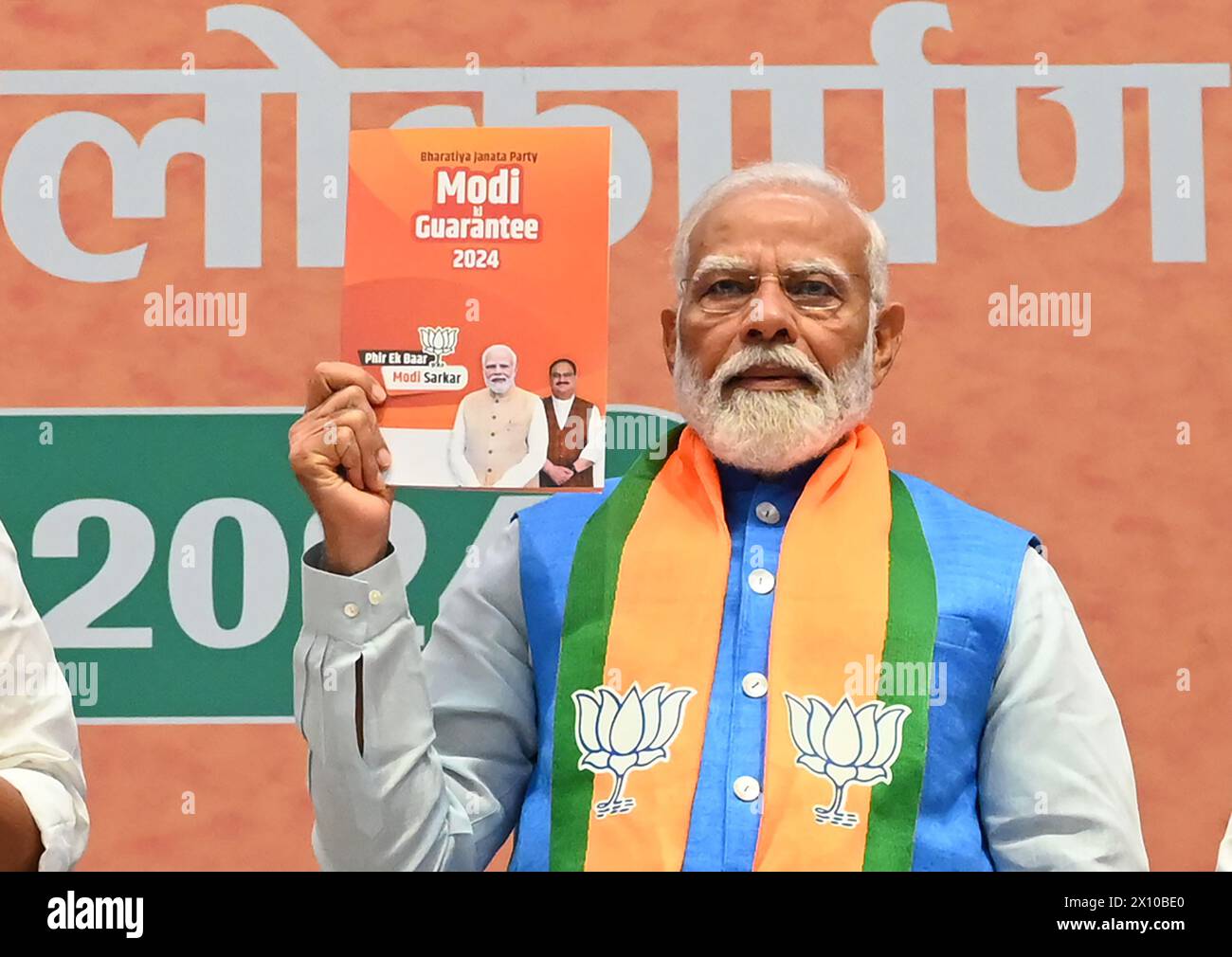 New Delhi India April 14 Prime Minister Narendra Modi During The