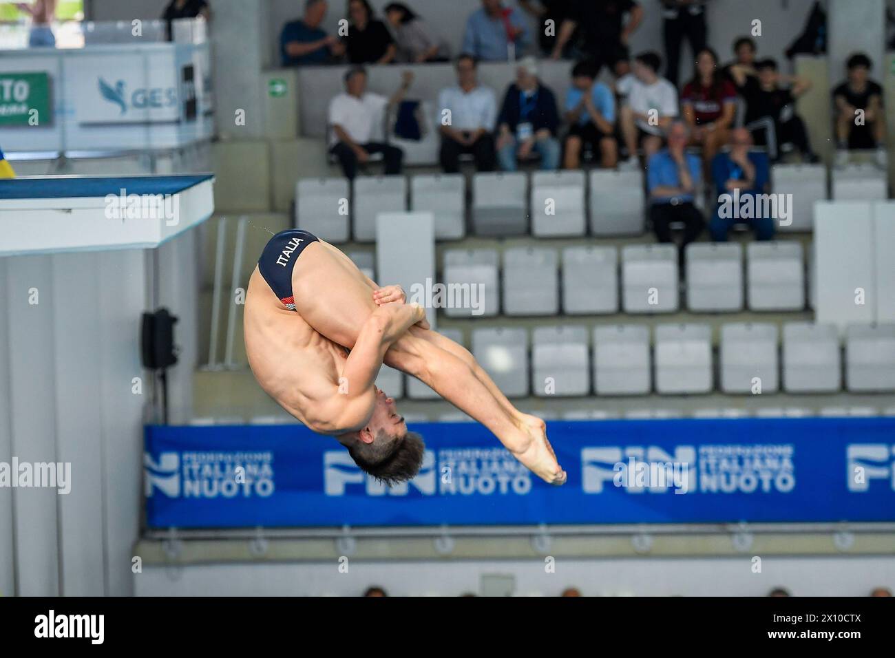 Turin, Italy. 14th Apr, 2024. Italy, Turin 13/14 April 2024Piscina ...