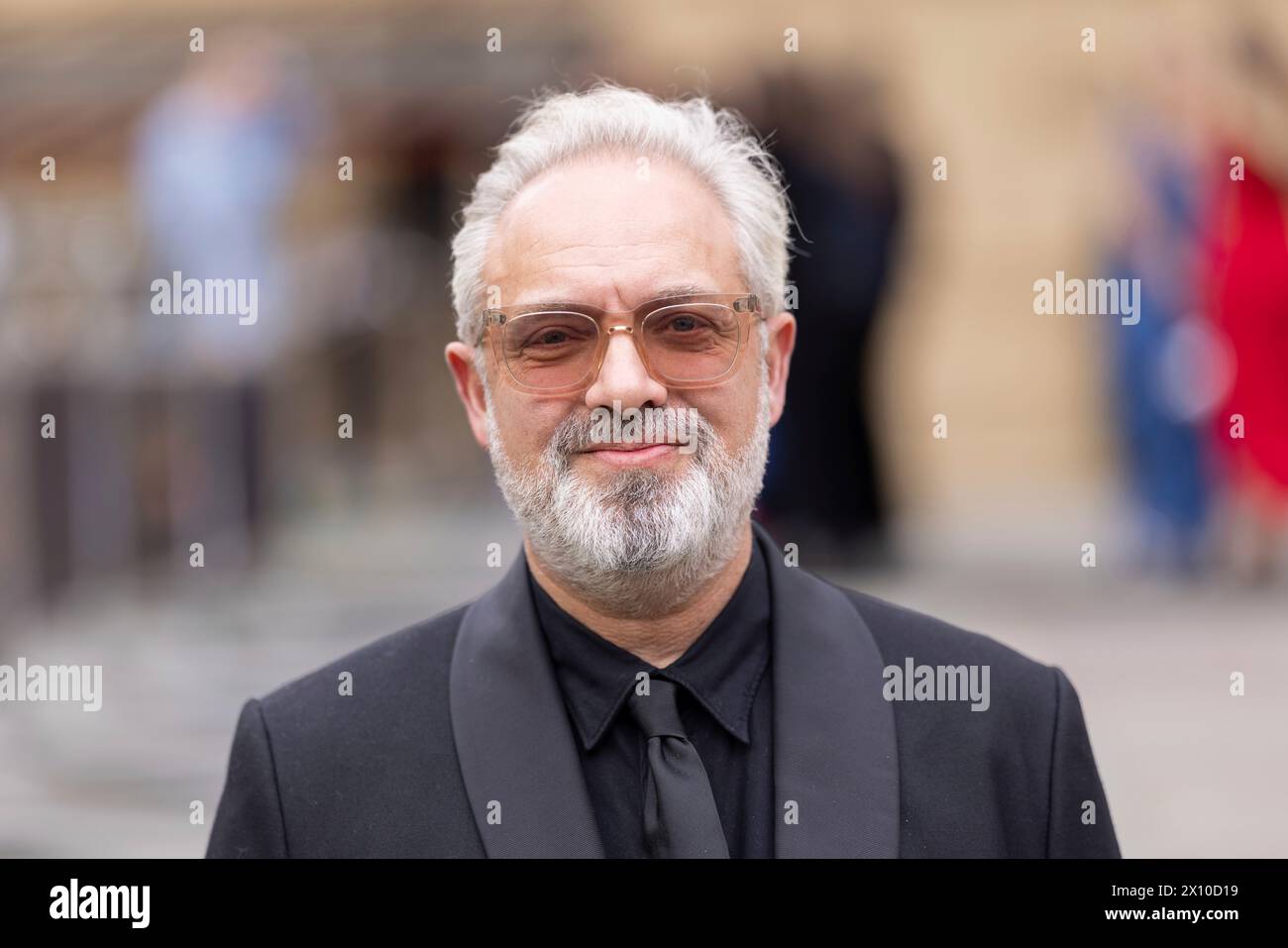 Sam Mendes poses for photographers upon arrival at the Olivier Awards ...