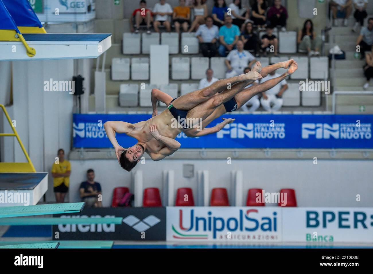 Turin, Italy. 14th Apr, 2024. Italy, Turin 13/14 April 2024Piscina ...