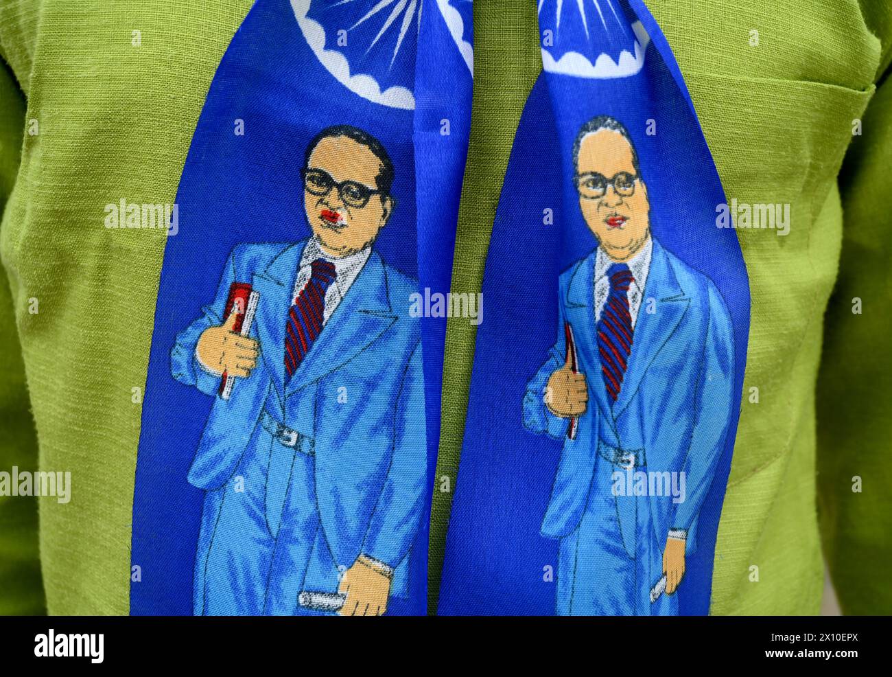 NOIDA, INDIA - APRIL 14: People seen on the occasion of the 133th birth ...