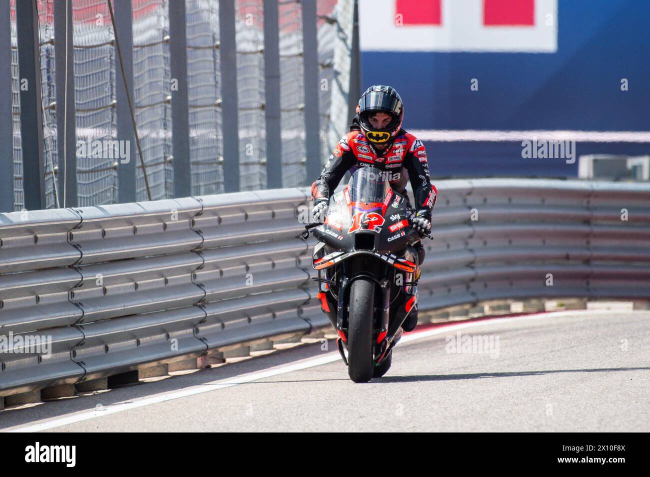 The Americas. 14th Apr, 2024. Maverick Vi-ales (12) with Aprilia Racing ...