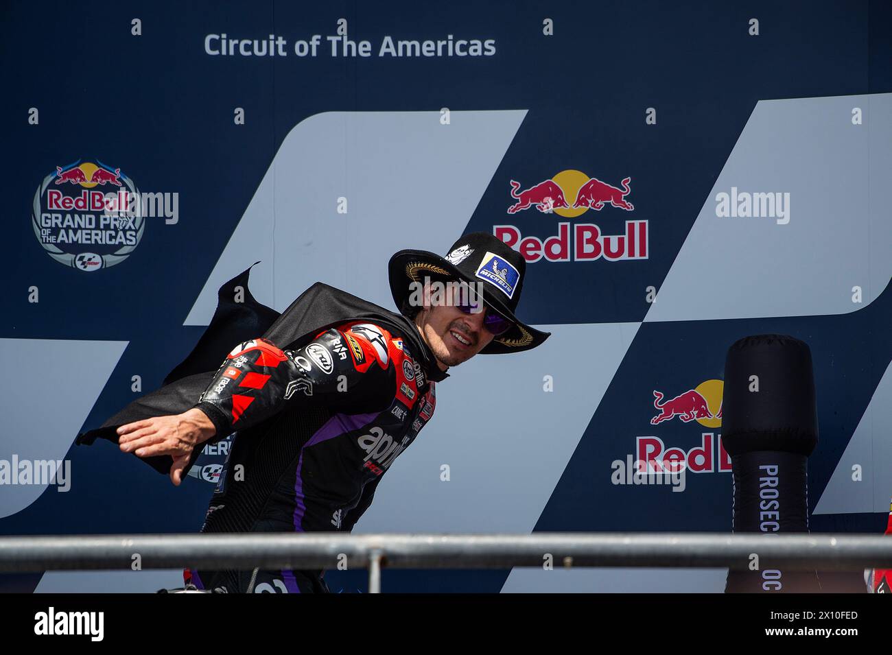 The Americas. 14th Apr, 2024. Maverick Vi-ales (12) with Aprilia Racing ...