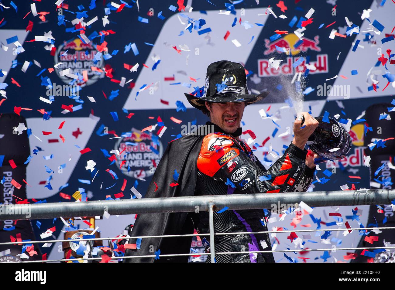 The Americas. 14th Apr, 2024. Maverick Vi-ales (12) with Aprilia Racing ...