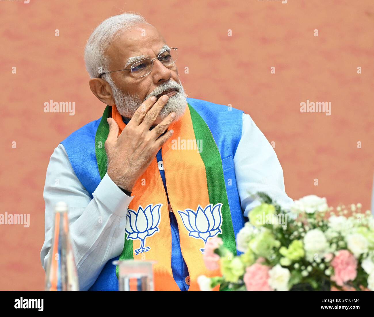 New Delhi India April 14 Prime Minister Narendra Modi During The