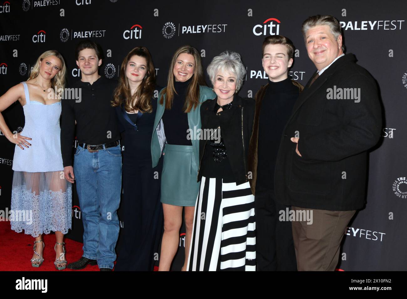 LOS ANGELES - APR 14: Emily Osment, Montana Jordan, Raegan Revord, Zoe ...