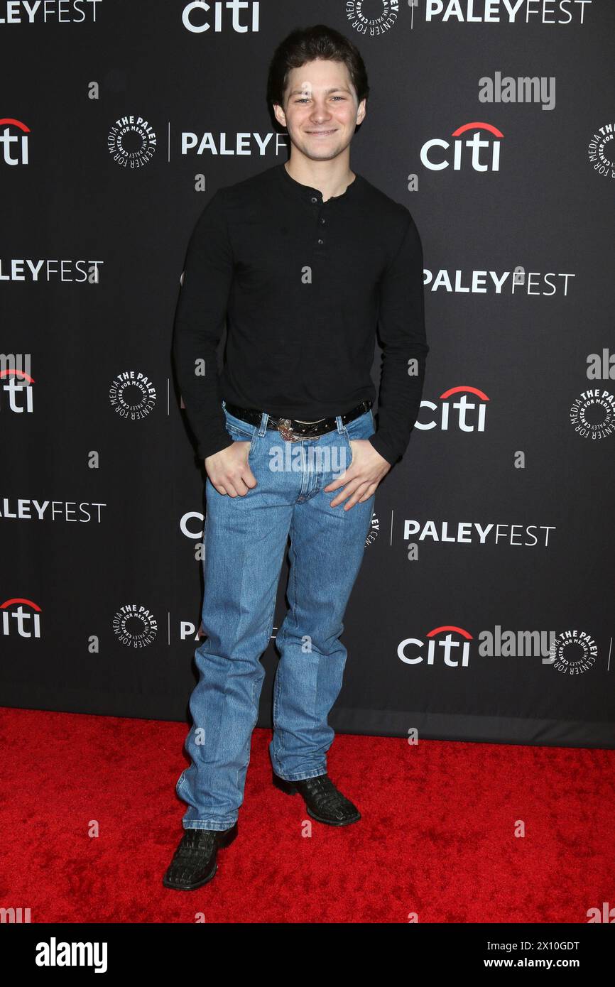 LOS ANGELES - APR 14: Montana Jordan at PaleyFEST 2024 - Young Sheldon ...