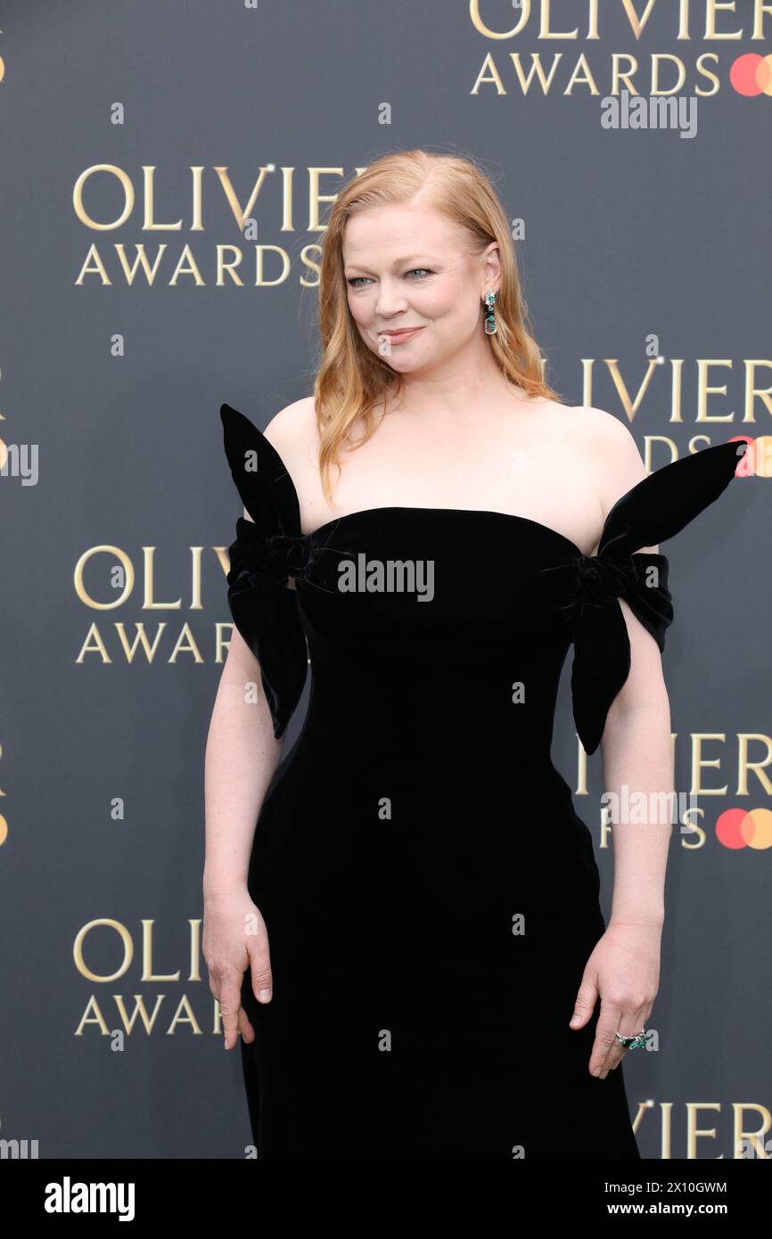 London, UK. 13th Apr, 2024. Sarah Snook attends Olivier Awards 2024 ...