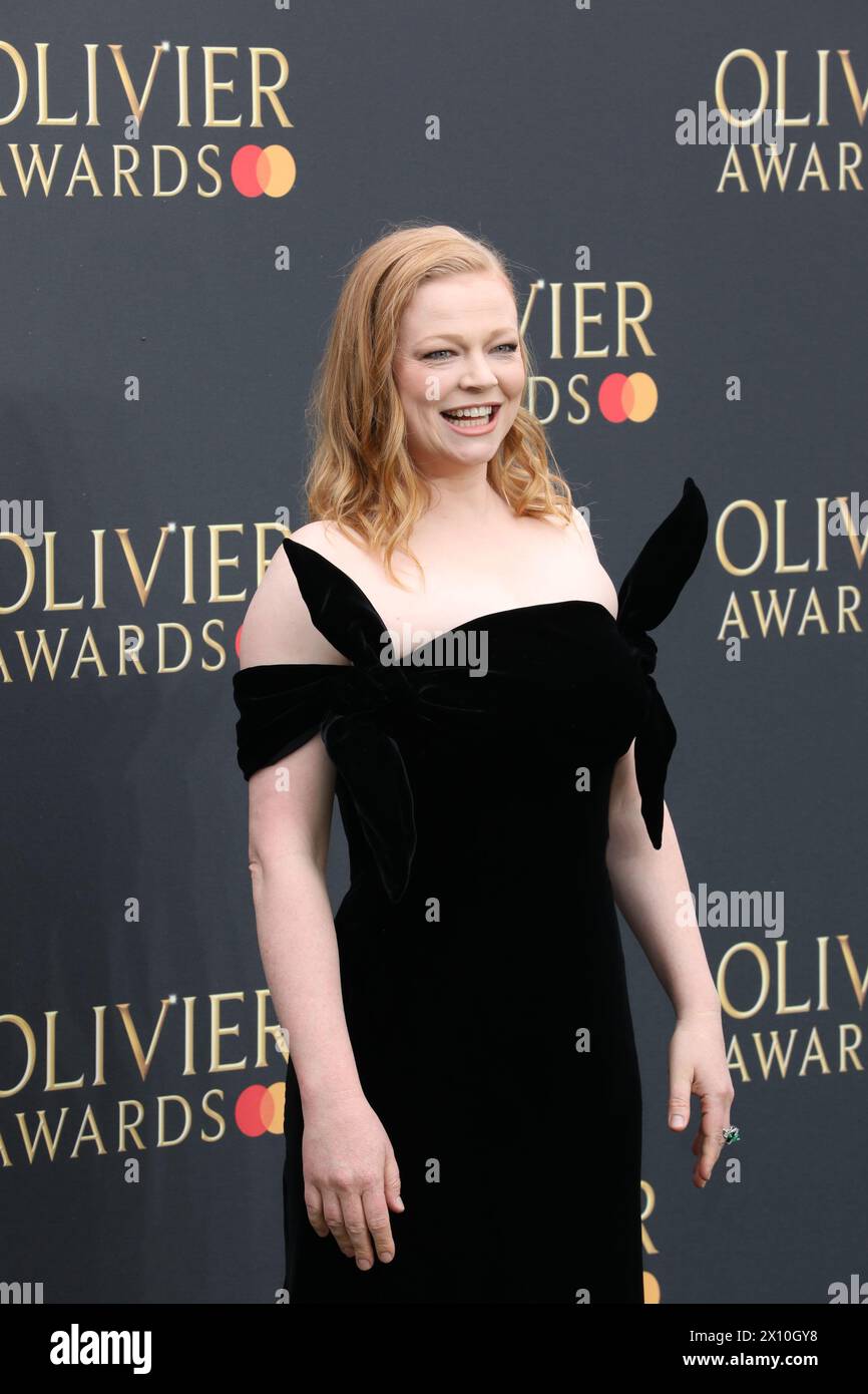 London, UK. 13th Apr, 2024. Sarah Snook attends Olivier Awards 2024 ...