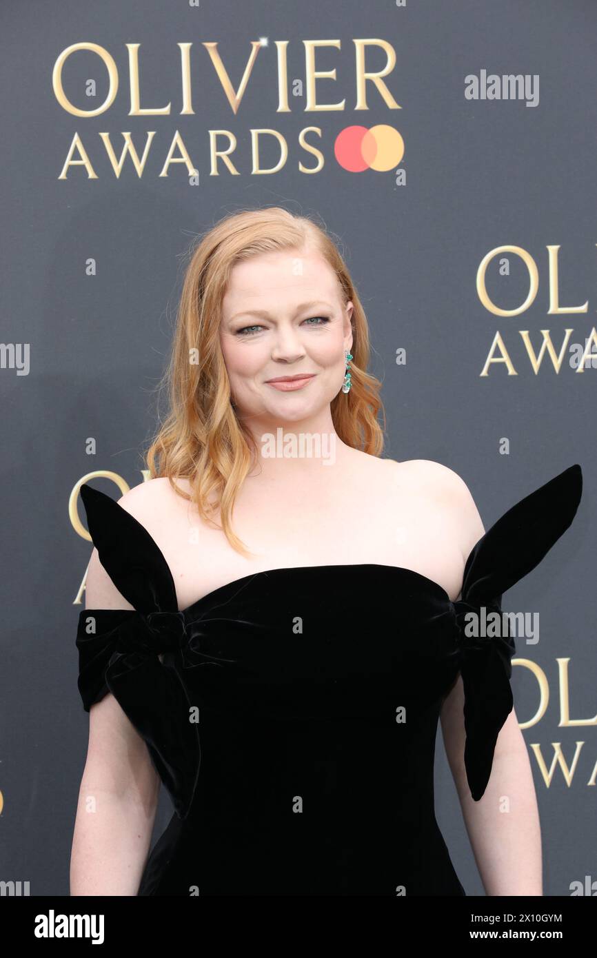 London, UK. 13th Apr, 2024. Sarah Snook attends Olivier Awards 2024 ...
