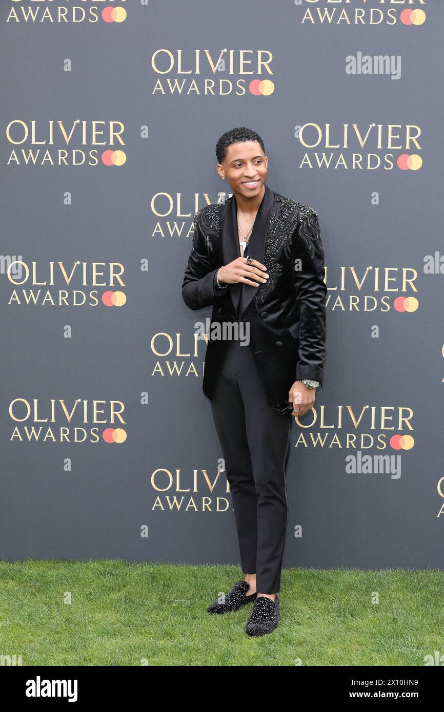 London, UK. 13th Apr, 2024. Myles Frost attends Olivier Awards 2024 ...