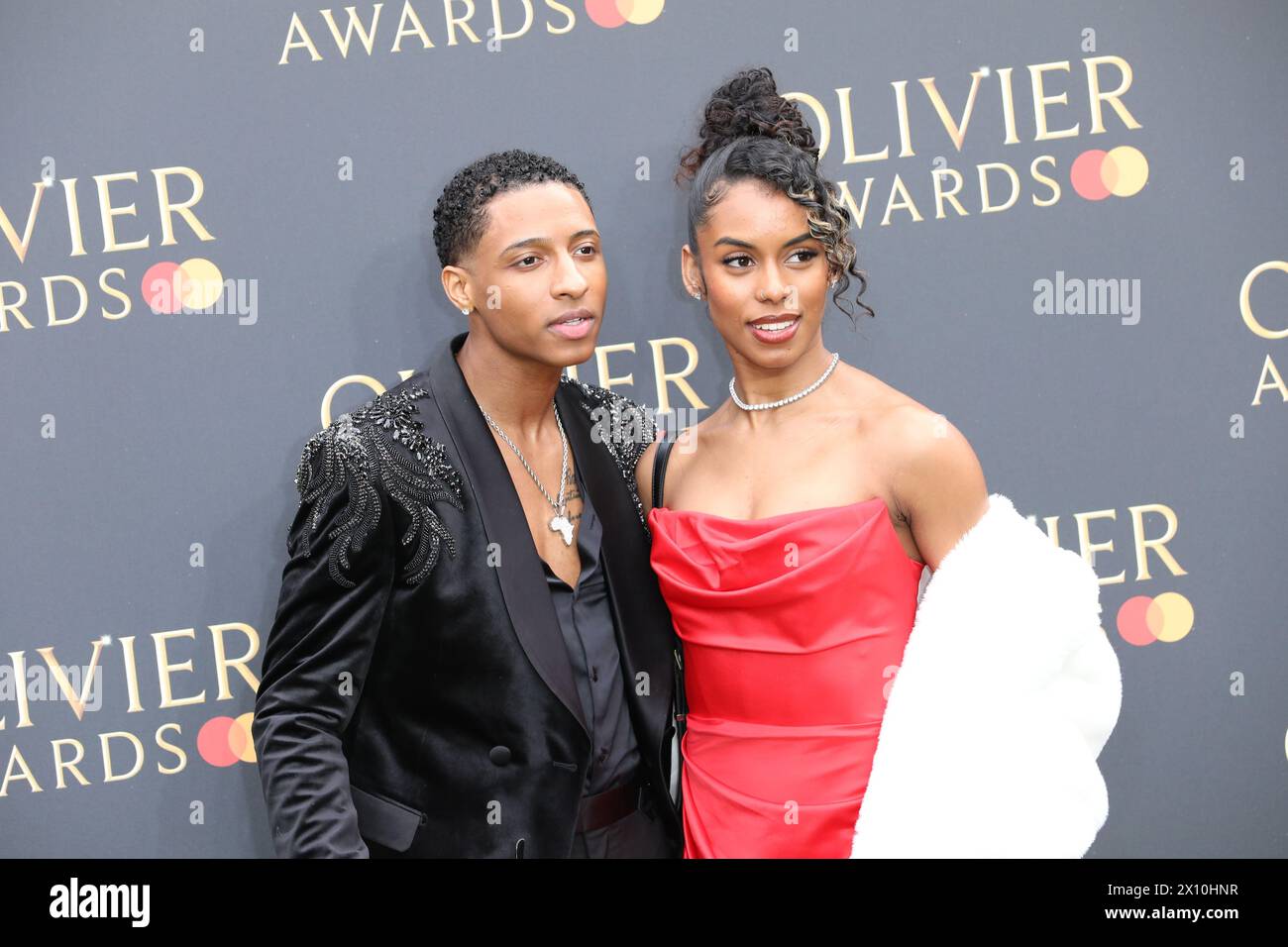 London, UK. 13th Apr, 2024. Myles Frost attends Olivier Awards 2024 ...