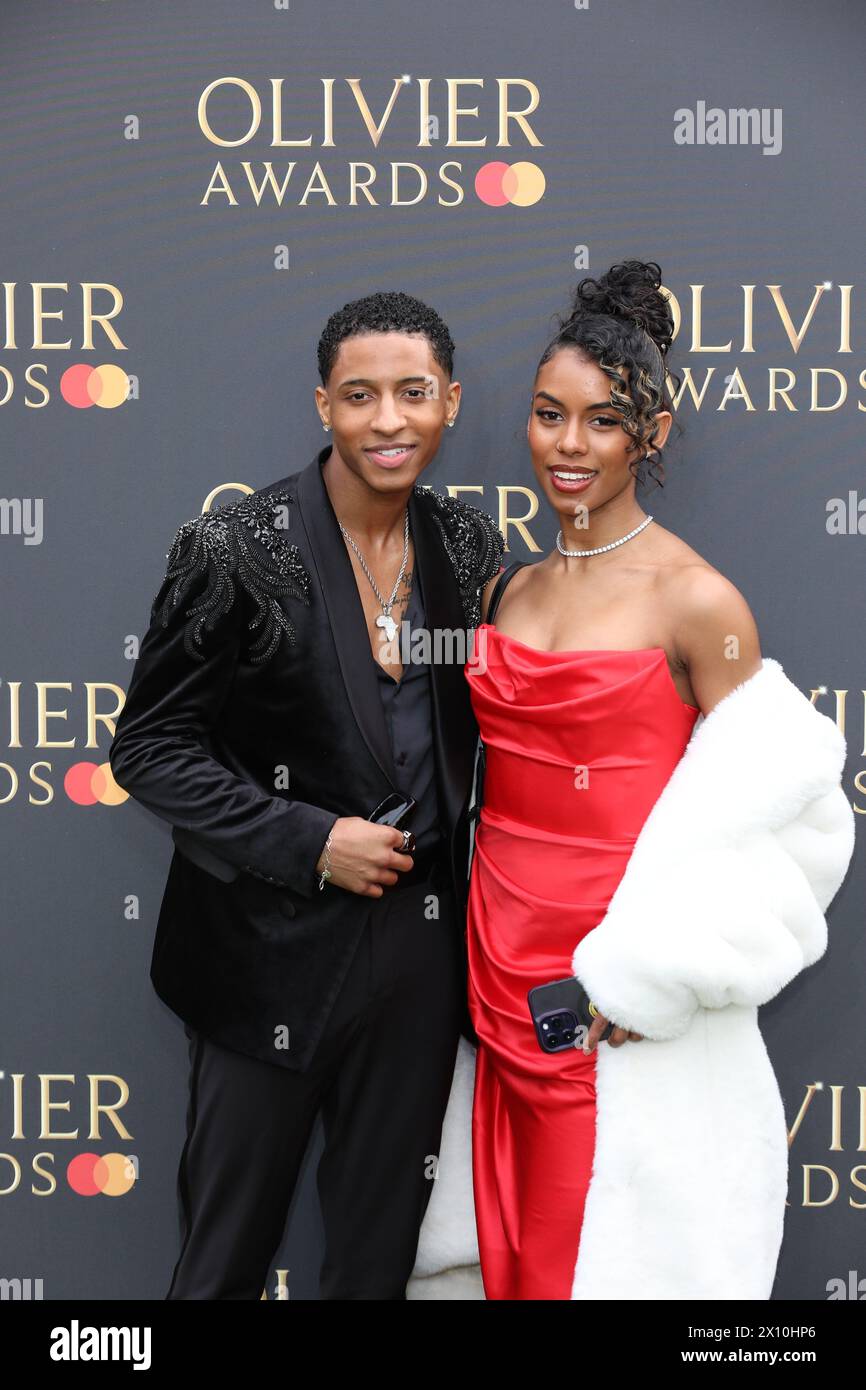 London, UK. 13th Apr, 2024. Myles Frost attends Olivier Awards 2024 ...