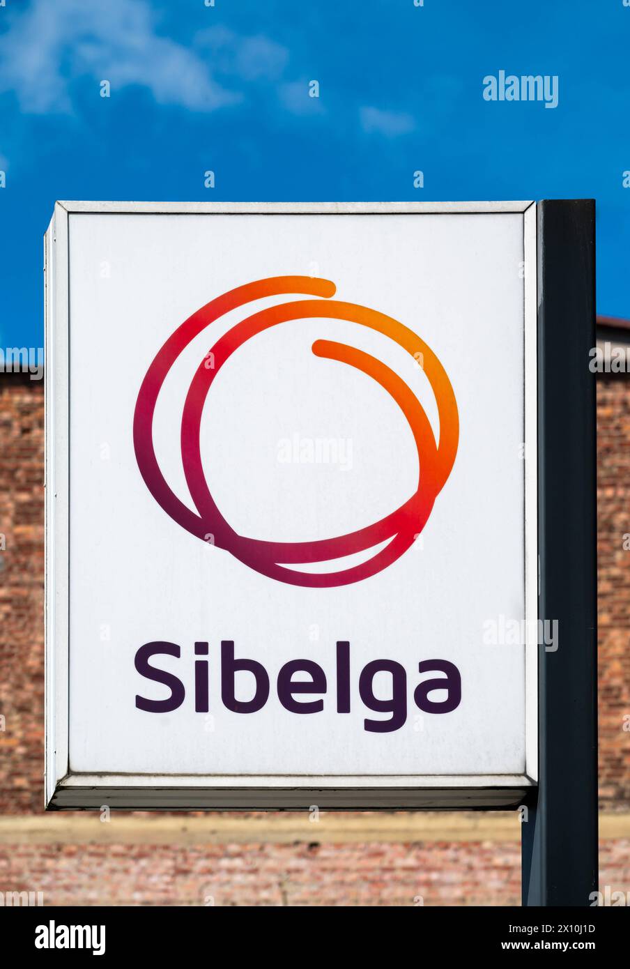 Schaerbeek, Brussels Capital, Belgium, April 10, 2024 - Logo of the ...