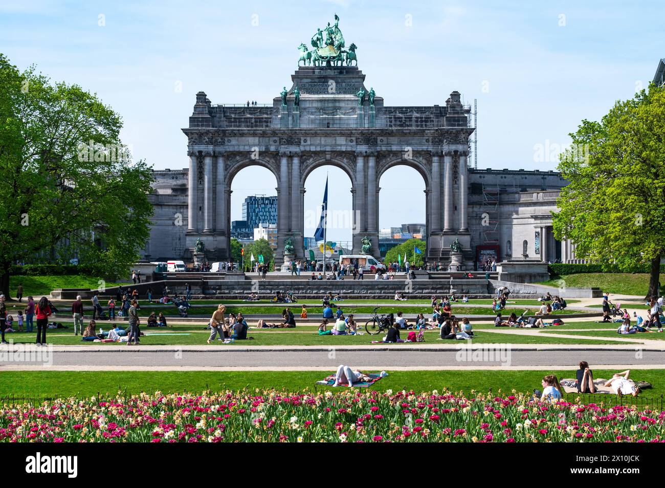 Brussels European Quarter, Belgium - April 13, 2024 - The ...