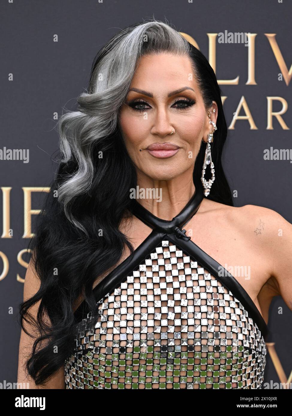 London, UK. April 14th, 2024. Michelle Visage arriving at The Olivier ...