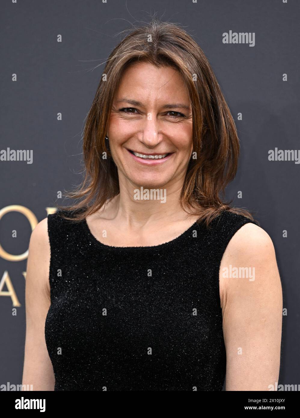 London, UK. April 14th, 2024. Lucy Frazer arriving at The Olivier ...