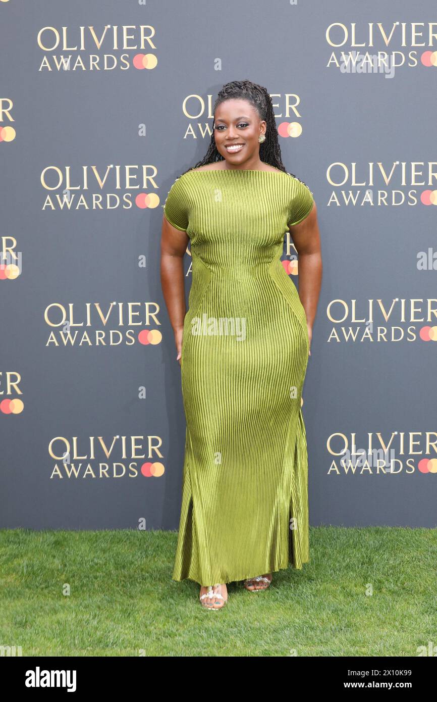 London, UK. 13th Apr, 2024. Georgina Onuorah attends Olivier Awards ...