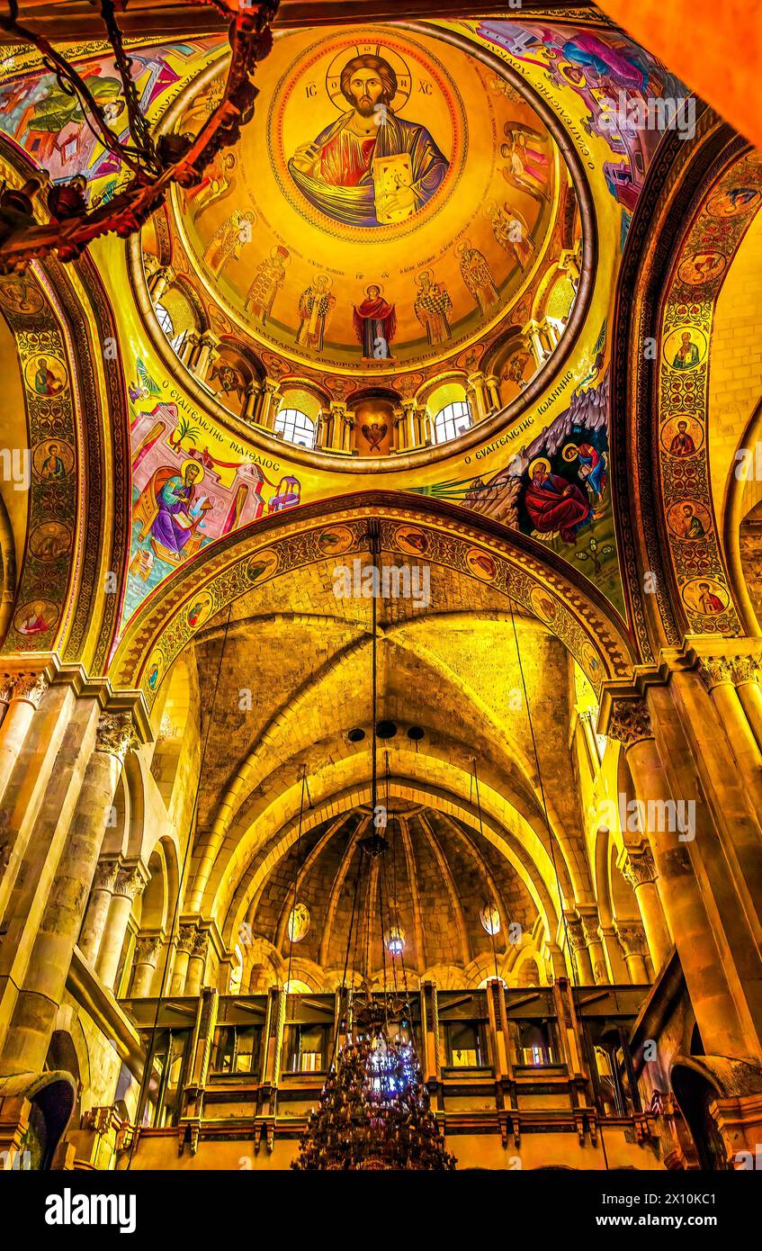 Arches Jesus Dome Crusader Church Church of Holy Sepulchre Jerusalem ...
