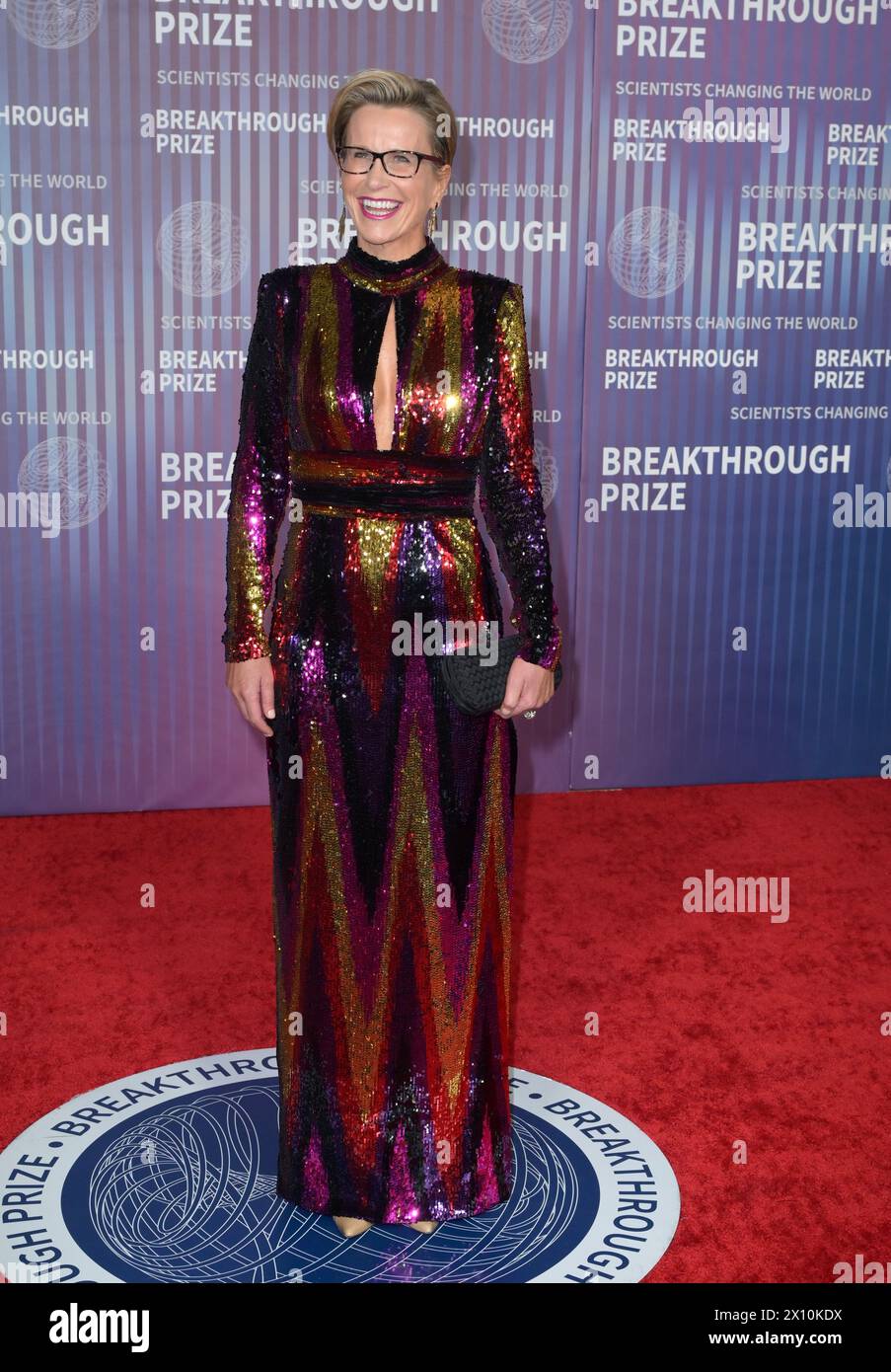 LOS ANGELES, USA. April 13, 2024: Dr. Emma Walmsley at the 2024 Breakthrough Prize Awards at the ...