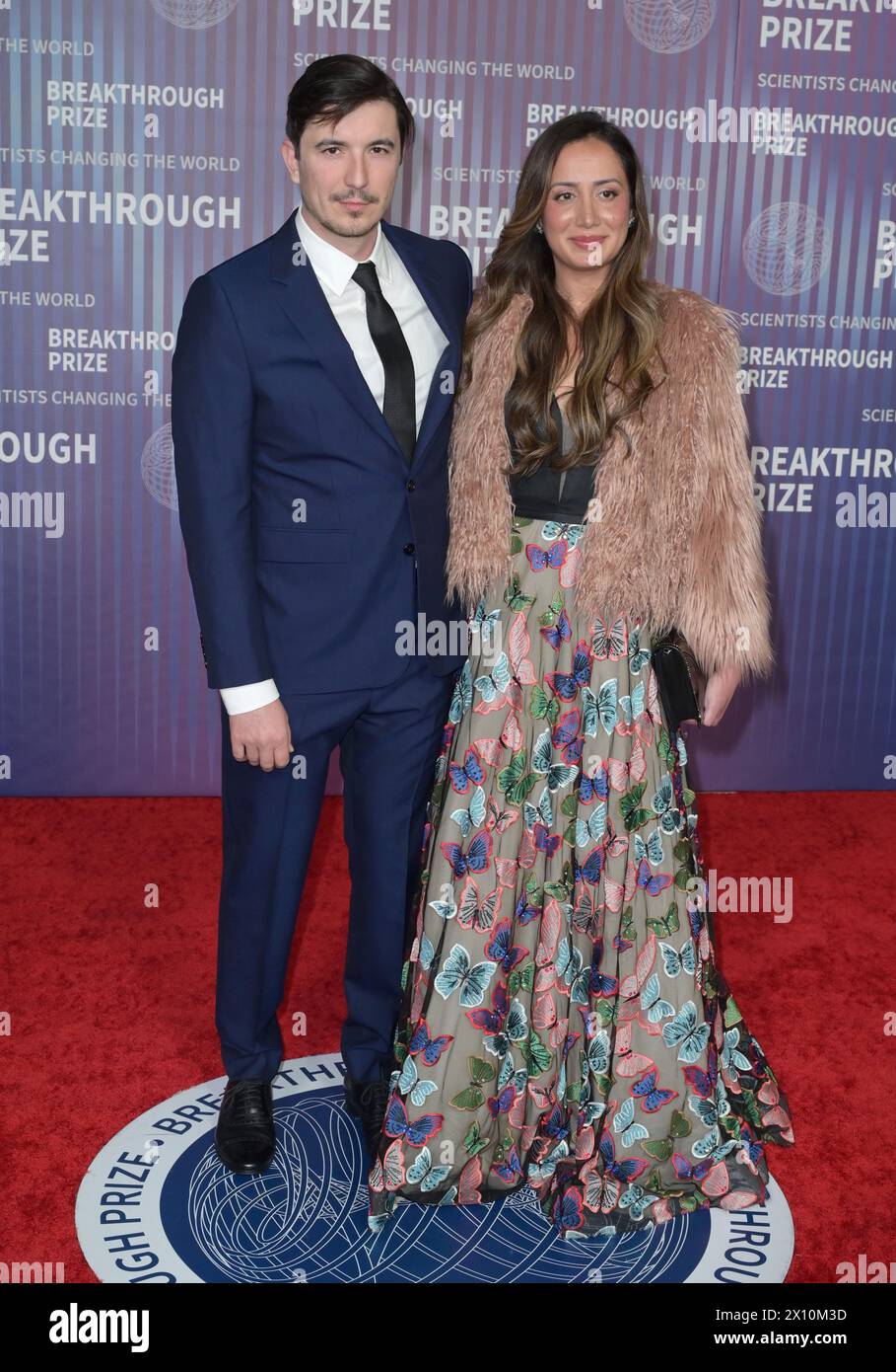 Los Angeles, USA. 13th Apr, 2024. LOS ANGELES, USA. April 13, 2024: Vlad Tenev & Celina A. Tenev ...