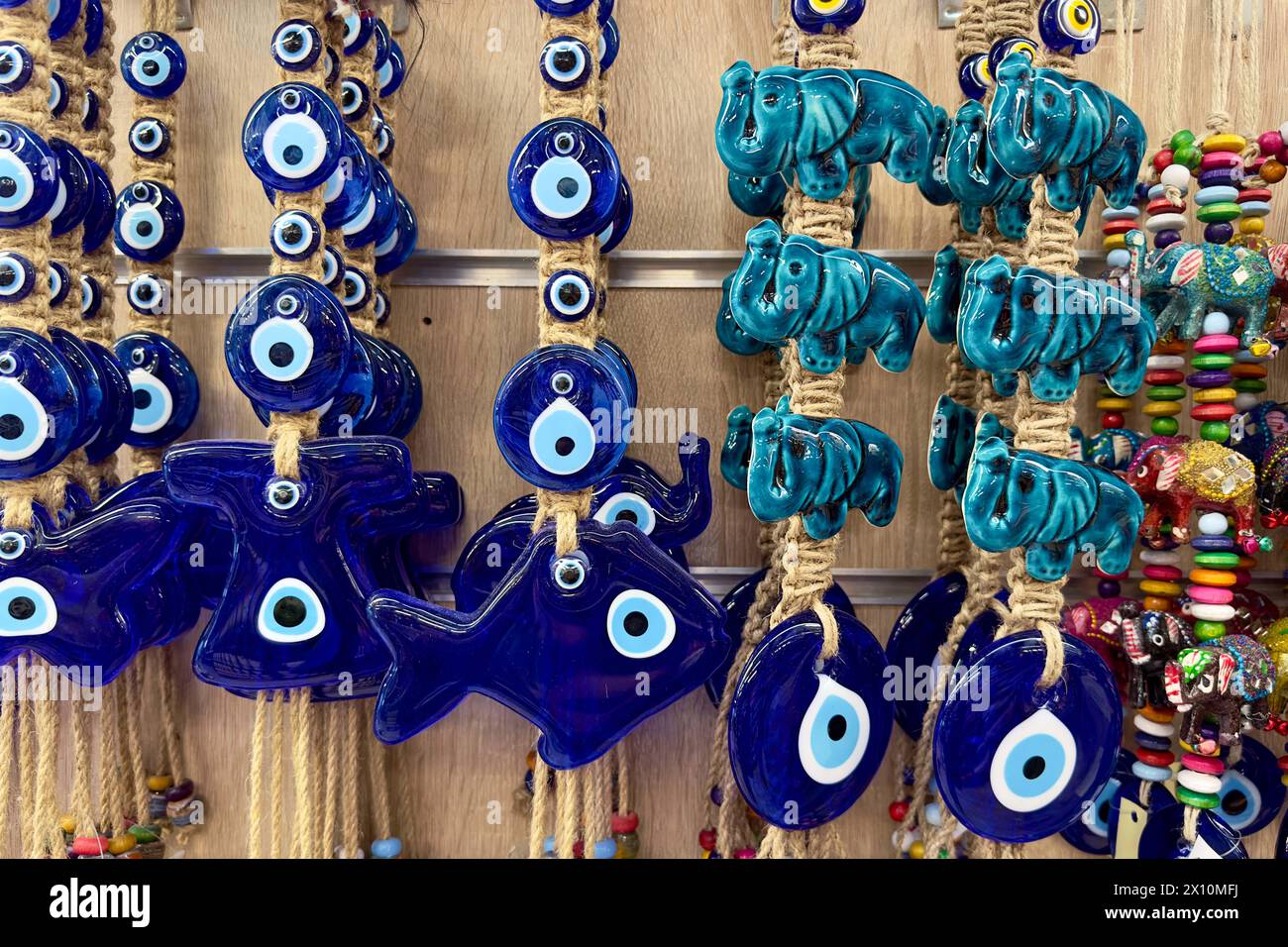 Turkish Blue Evil Eye Amulets Wall Hanging Pendant Home Decor Stock ...