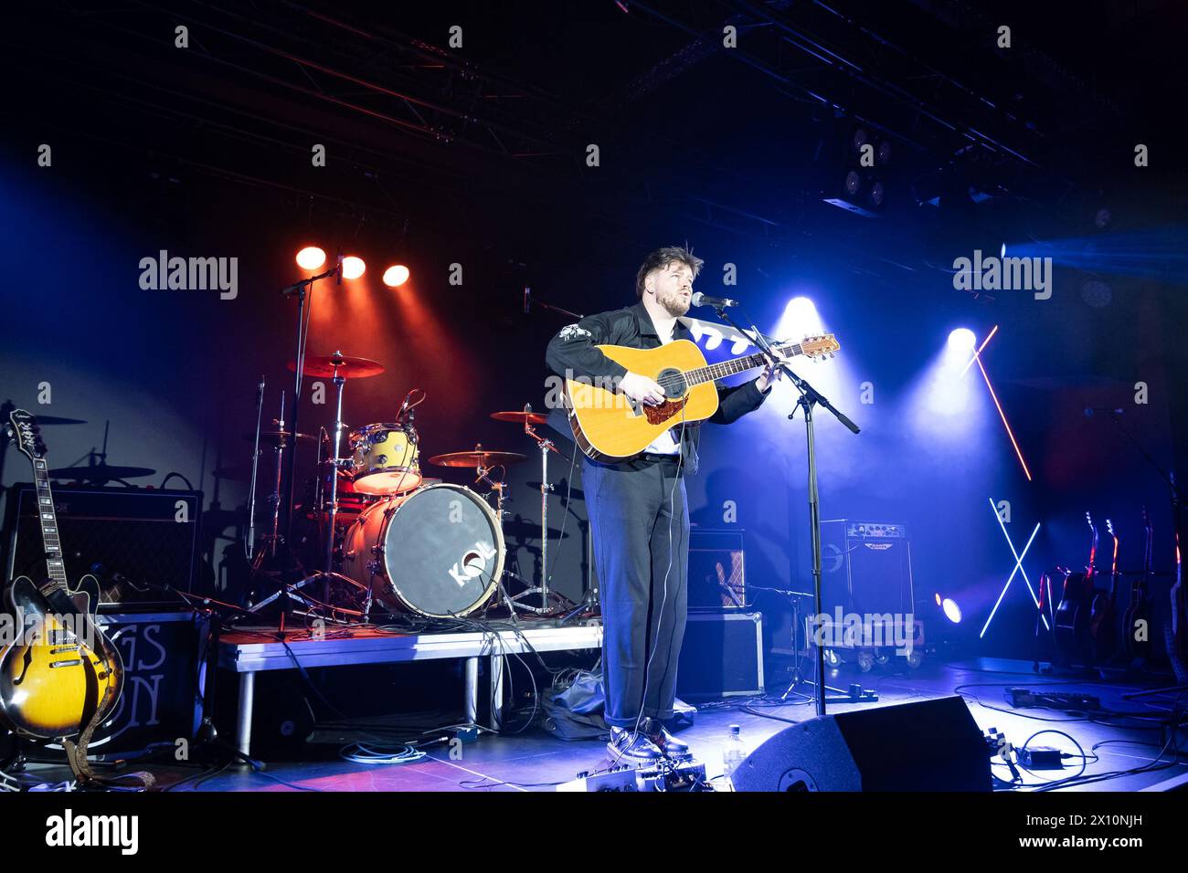 Glasgow, Scotland, UK. 13th Apr, 2024. Ciaran Murray of Arcade State ...