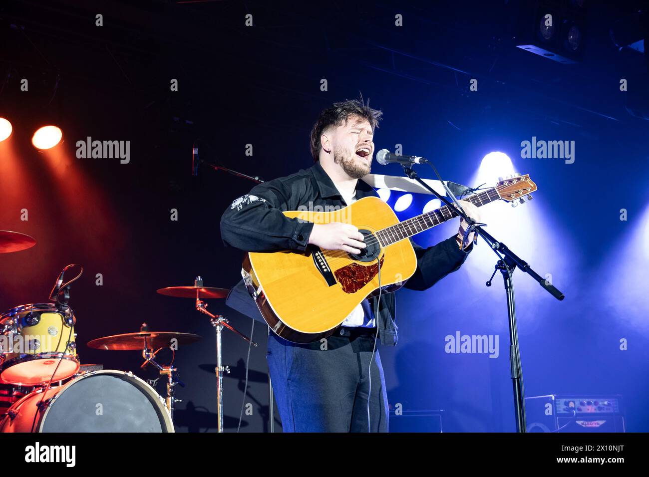 Glasgow, Scotland, UK. 13th Apr, 2024. Ciaran Murray of Arcade State ...