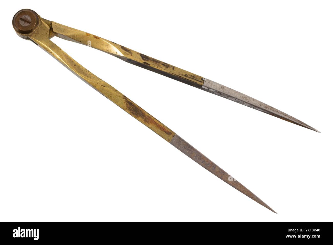 vintage bronze dividers calipers nautical navigation chart tool ...