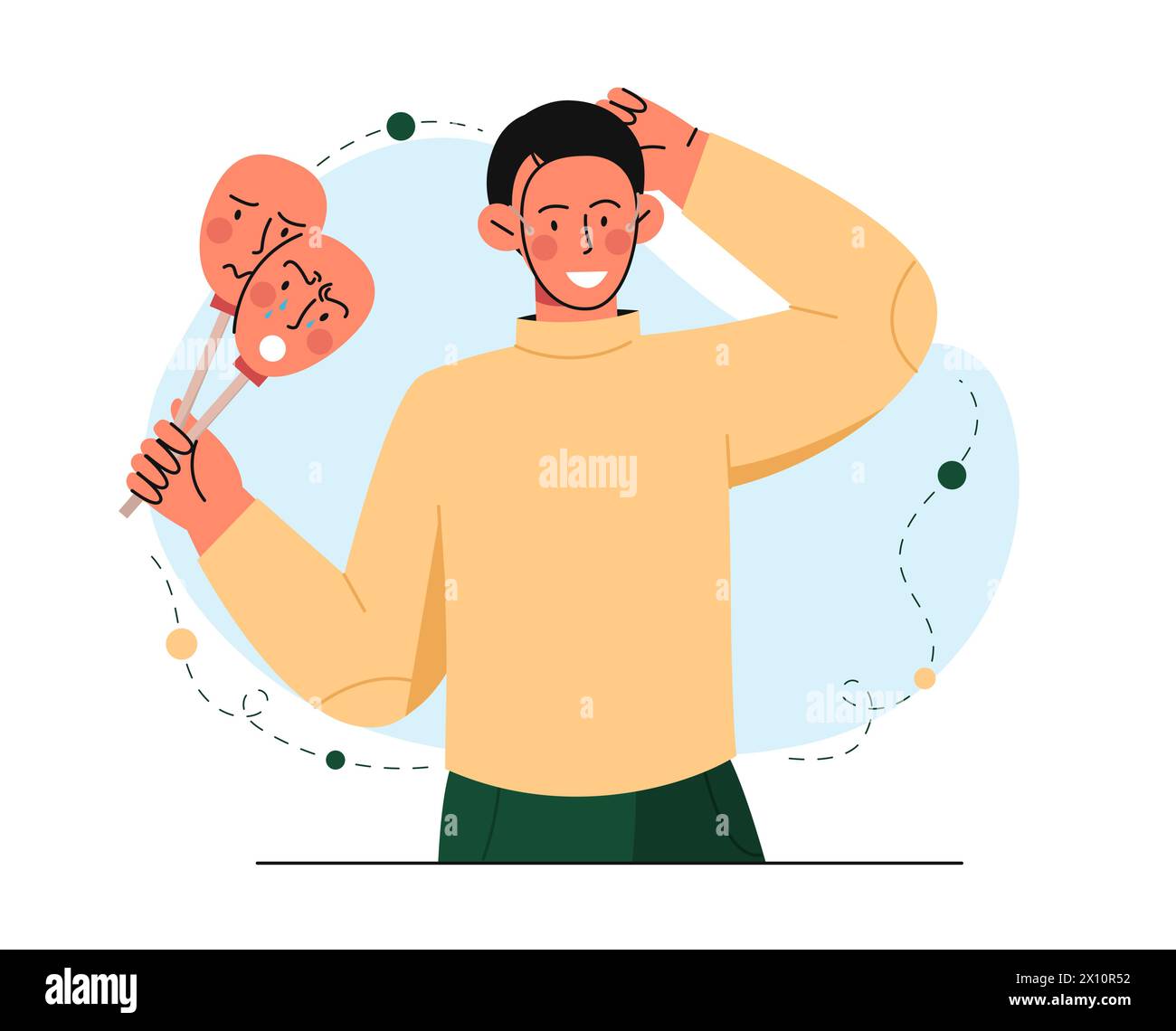 Office worker emotions different Stock Vector Images - Alamy