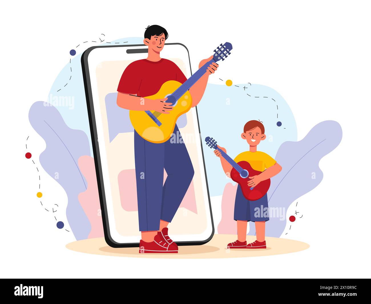 Online music lesson vector concept Stock Vector Image & Art - Alamy