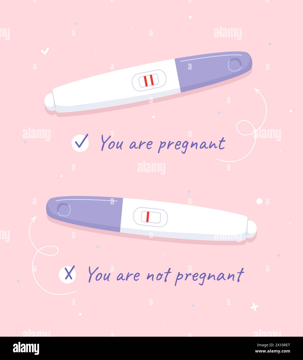 Pregnancy test vector concept Stock Vector Image & Art - Alamy