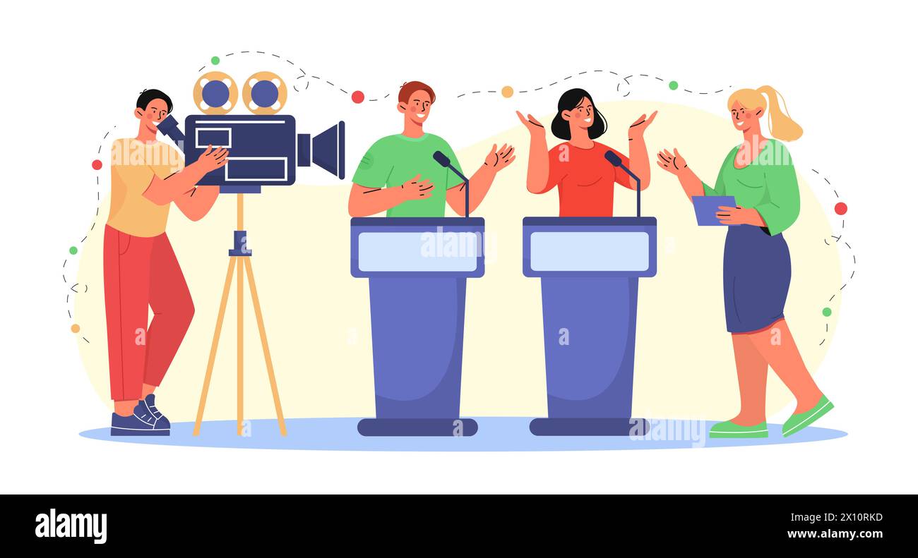 TV show vector concept Stock Vector Image & Art - Alamy