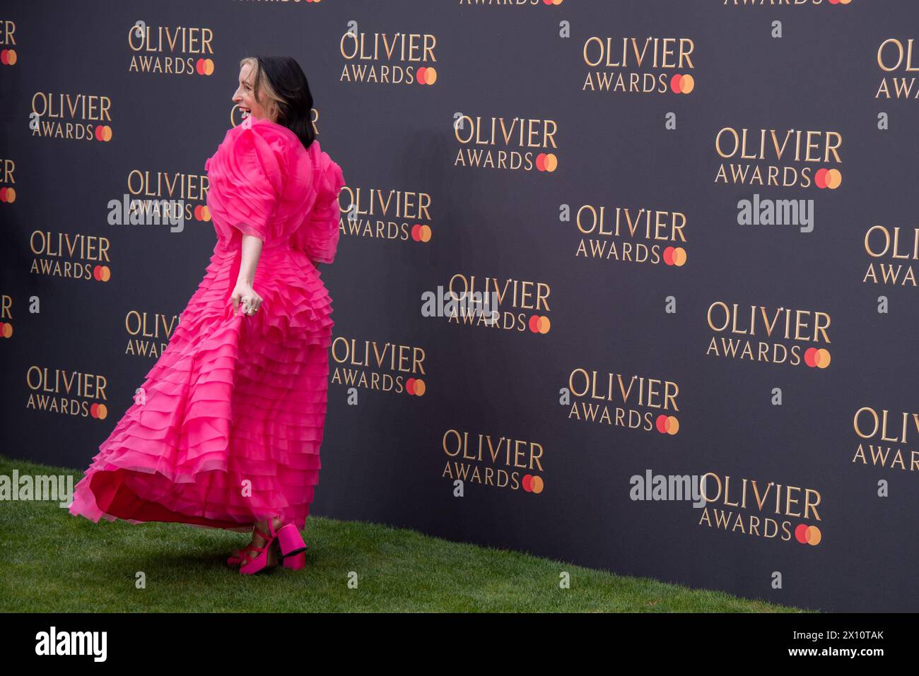 London, UK. 14th Apr, 2024. Rhiannon Faith attends The Olivier Awards ...