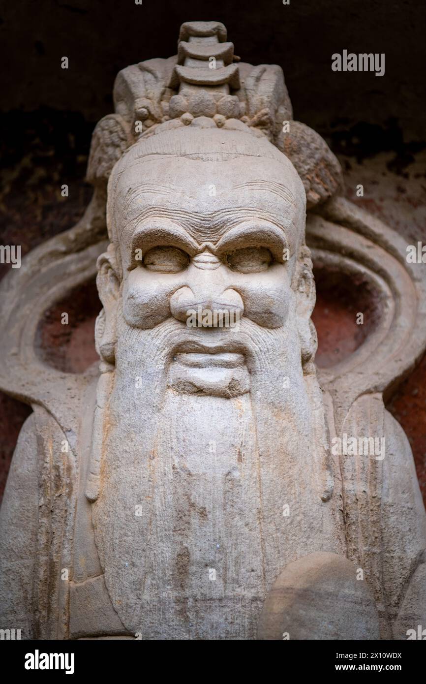 Dazu Rock Carvings are cliff carvings from the late Tang and early Song ...
