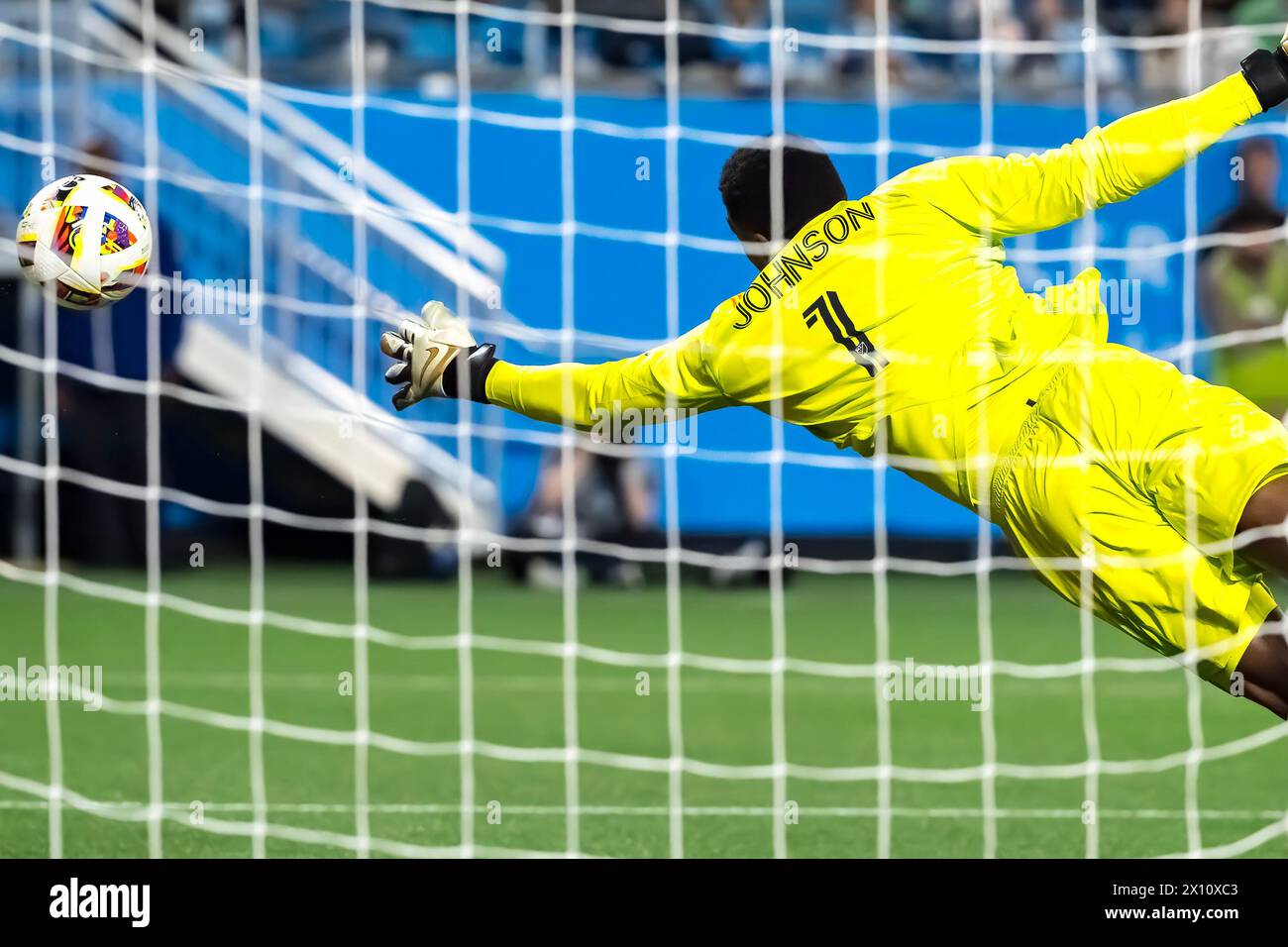 Charlotte, Nc, USA. 13th Apr, 2024. Toronto FC Goalkeeper SEAN JOHNSON ...