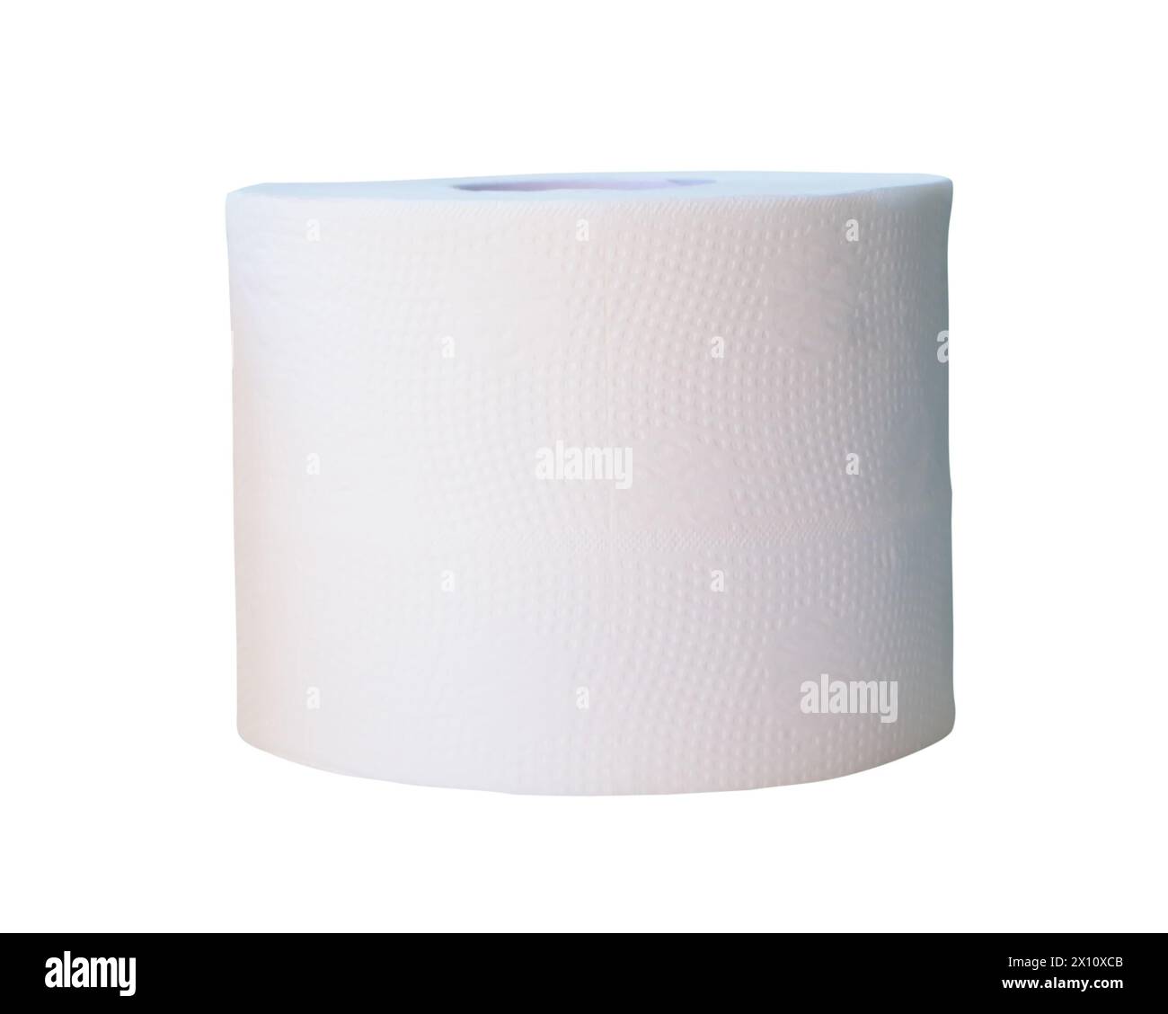 Front view or side view of tissue paper or toilet paper in roll is ...