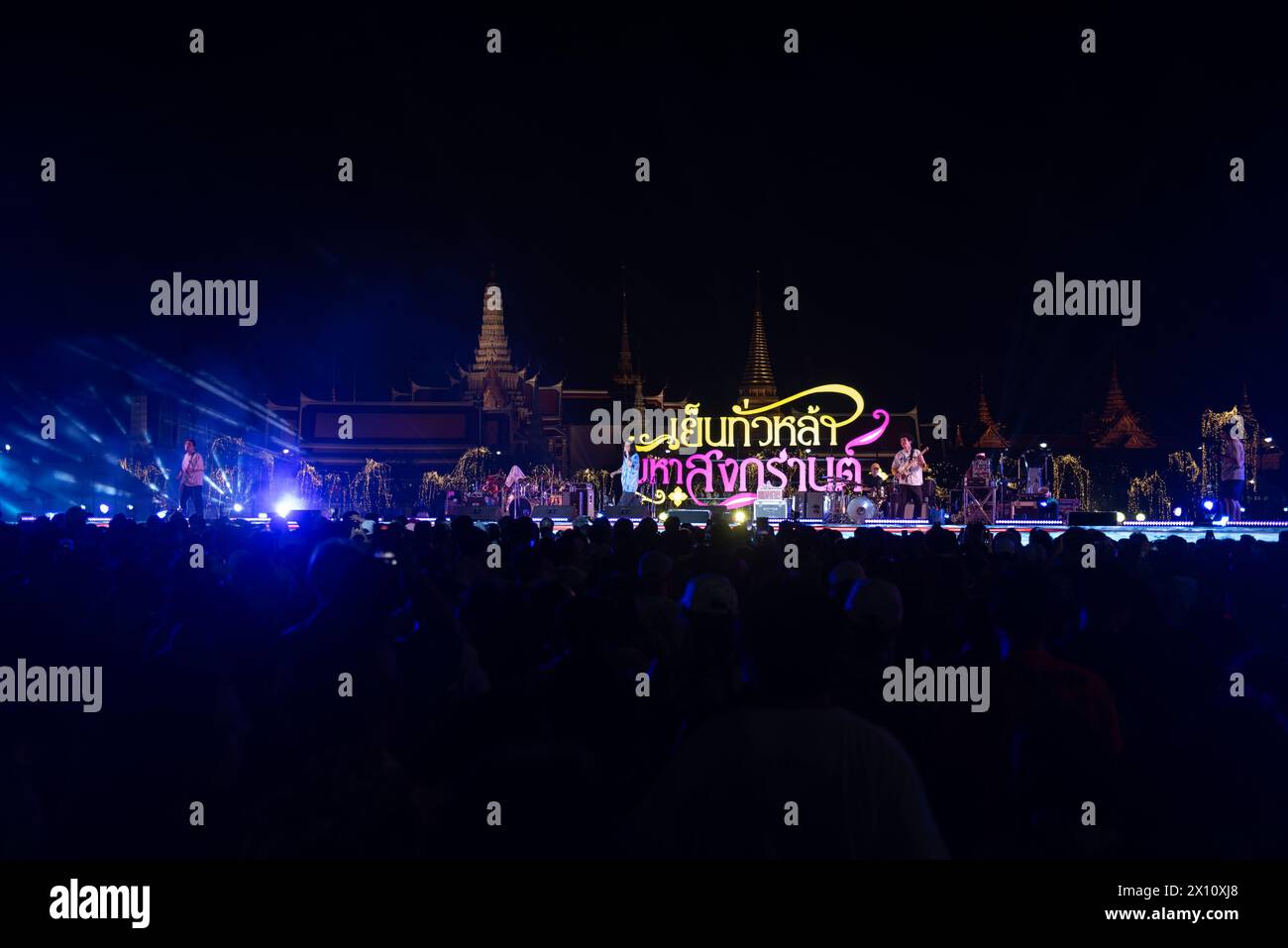 Bangkok, Thailand. 14th Apr, 2024. The band Sweet Mullet performed a ...