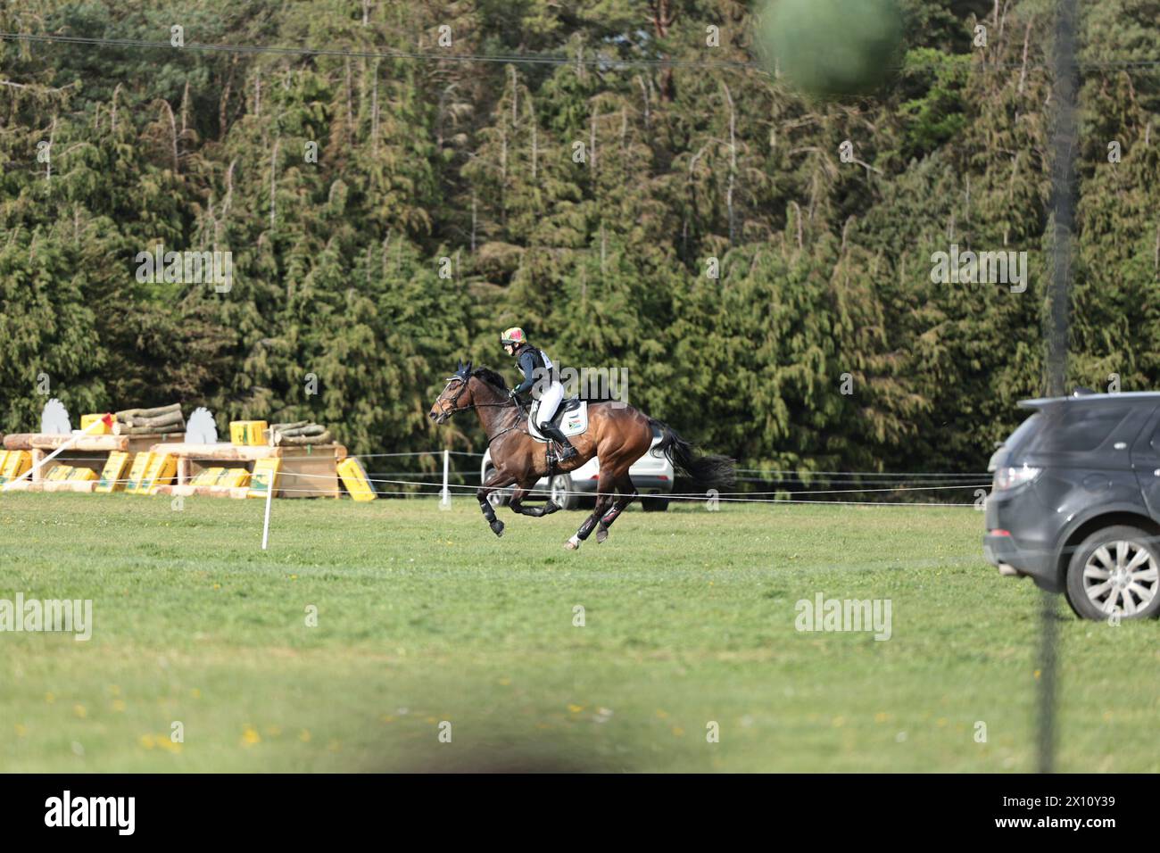 Burnham Market, Norfolk, UK. 14th Apr, 2024. Alexandra Munn of South ...