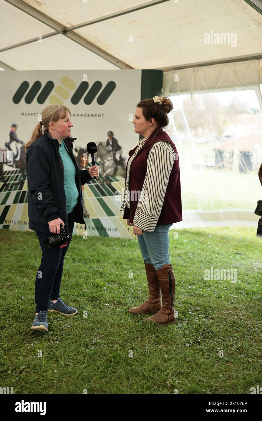 Burnham Market, Norfolk, UK. 14th Apr, 2024. Press officer Alison ...