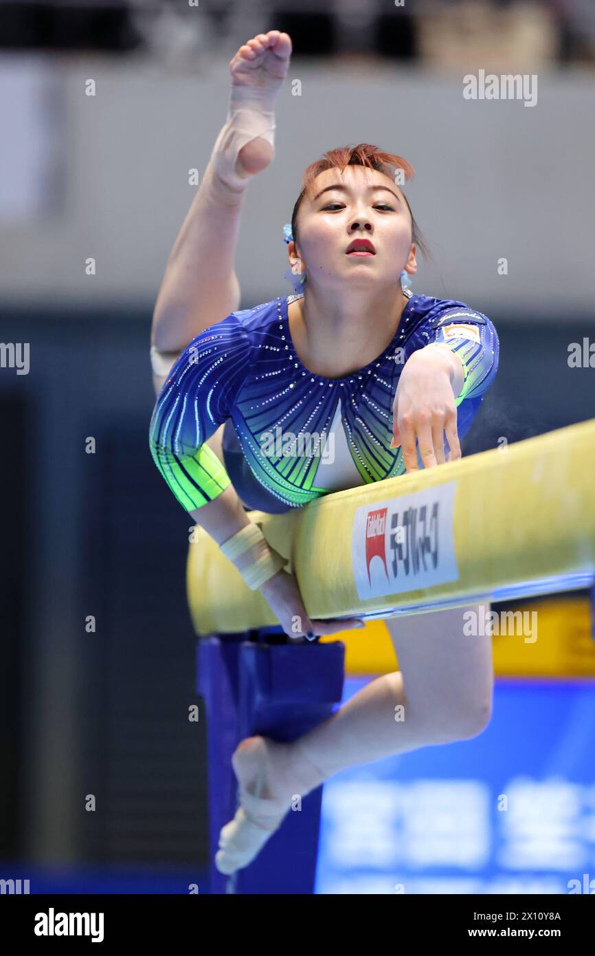 Takasaki Arena, Gunma, Japan. 13th Apr, 2024. Shoko Miyata, APRIL 13, 2024 - Artistic Gymnastics ...