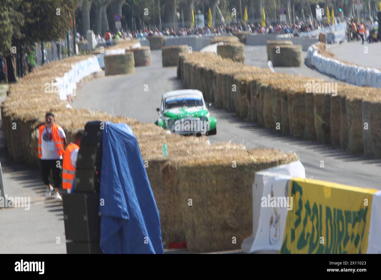 April 14, 2024, Naples, Campania/Napoli, Italy: View of Napoli Racing ...