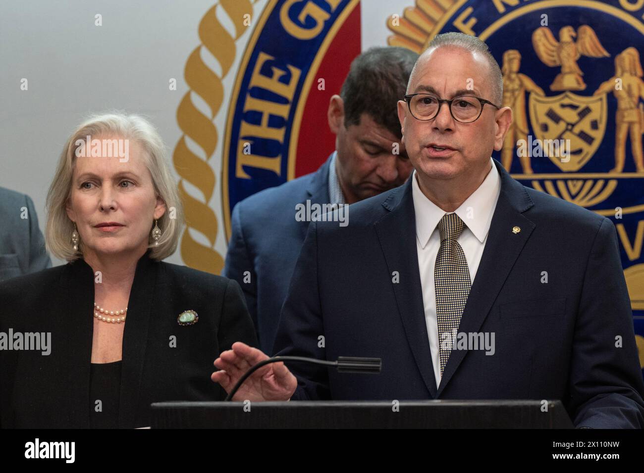 DEA President Paul DiGiacomo speaks during press conference by Senator ...