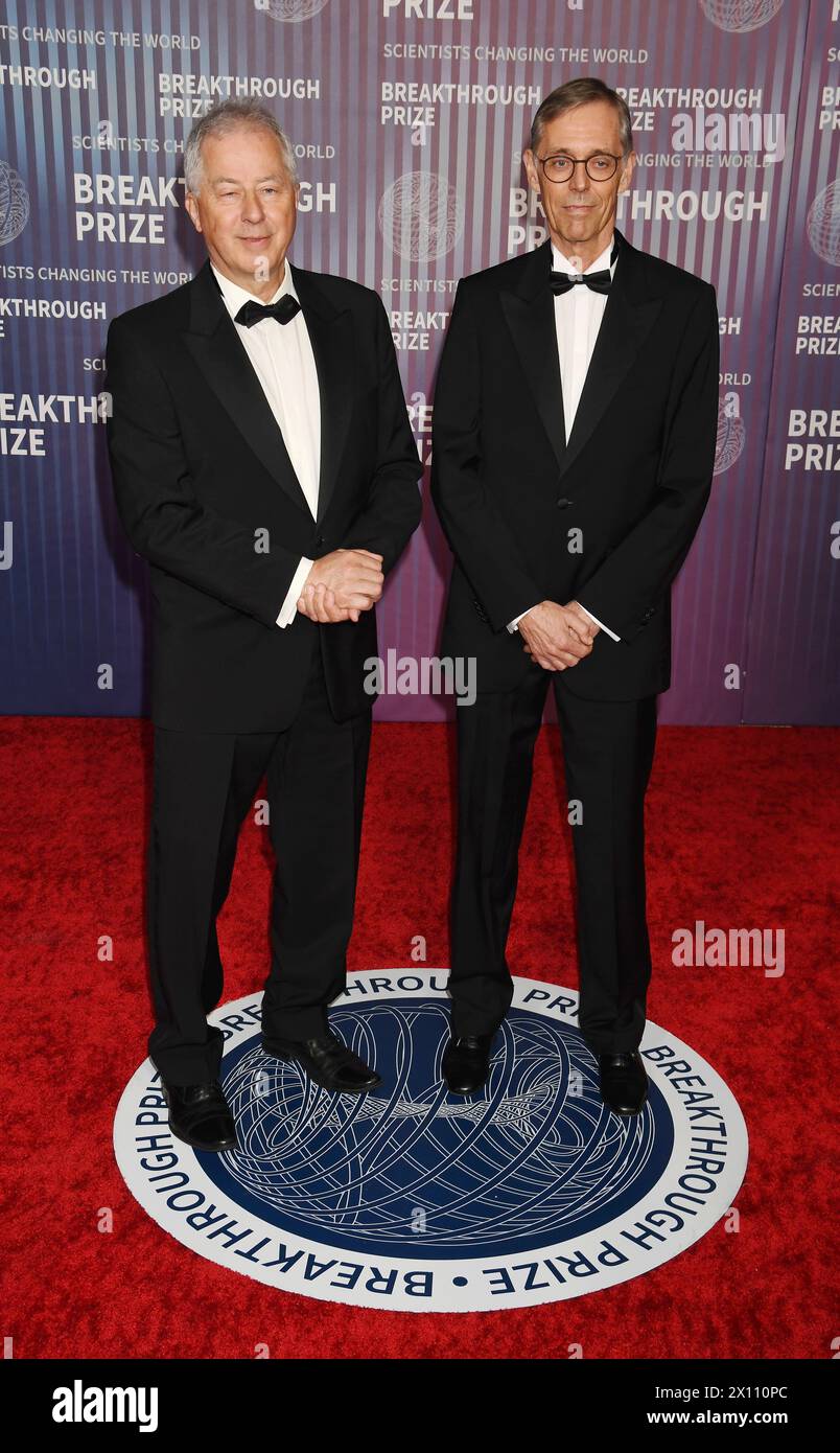 Los Angeles, California, USA. 13th Apr, 2024. Thomas Gasser (R) and ...