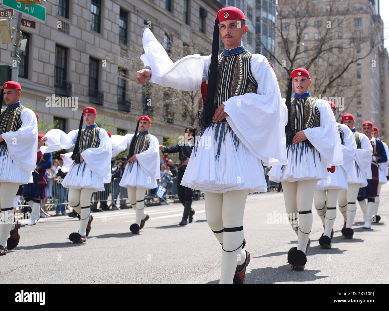 New York, New York - April 14, 2024 : Greek Independence Day parade on ...